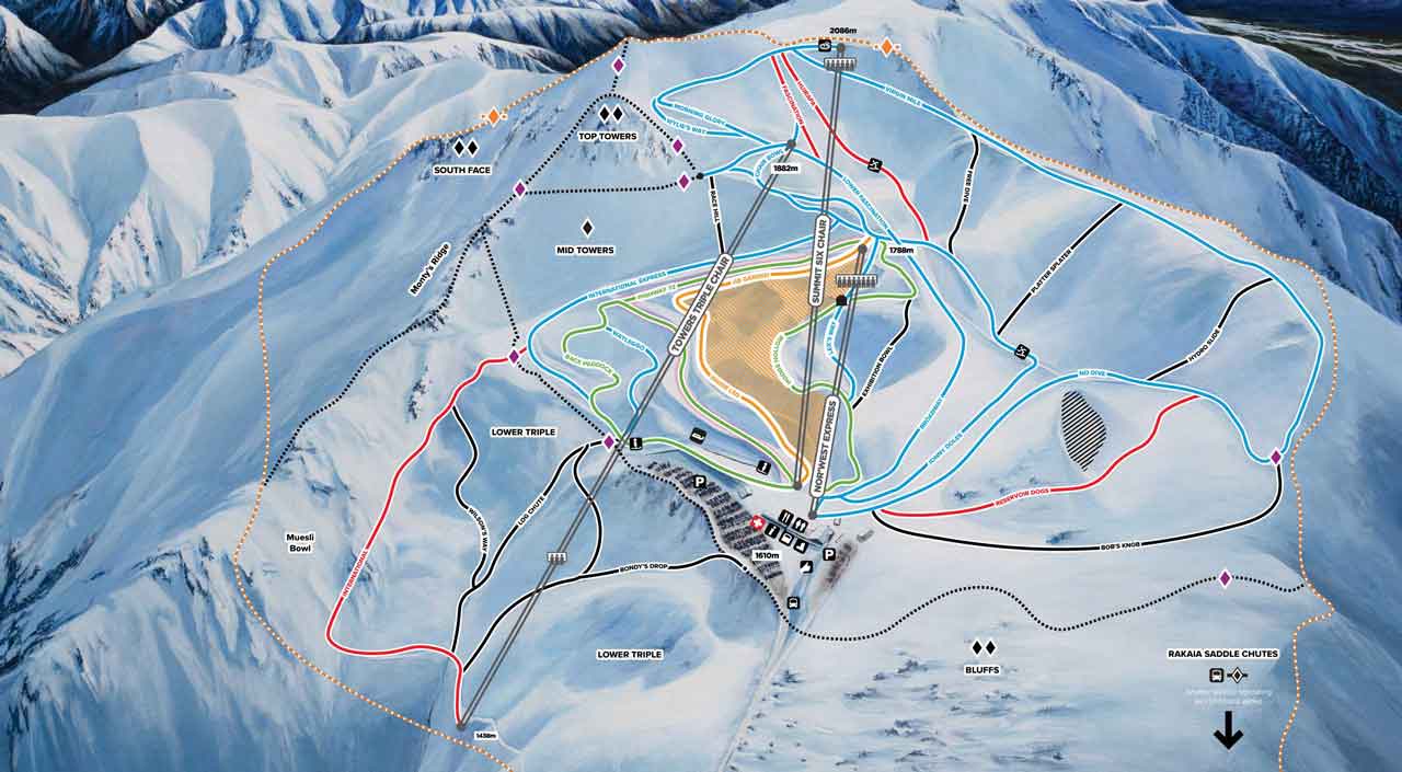 Mt Hutt Weather Report and Webcams - Mt Hutt | Ski New Zealand